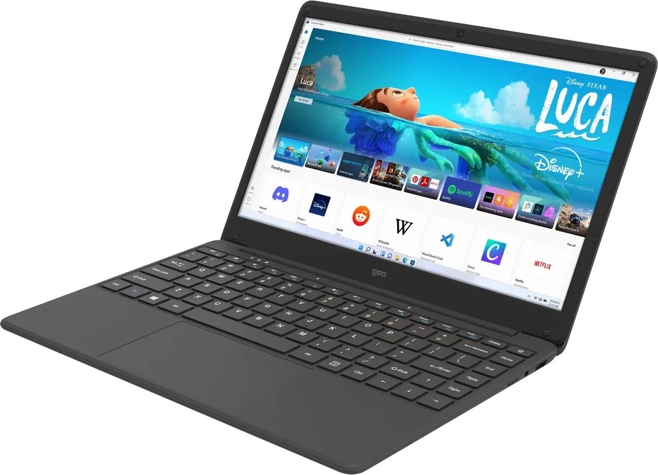 Geo Computers GeoBook 140 14.1 inch Laptop, Intel Celeron N4020, 4GB ...