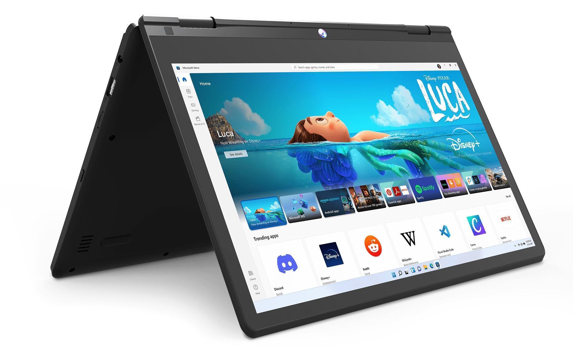 Geo Geoflex 110 Intel 4GB RAM 64GB SSD 11.6" Touchscreen 2-in-1 Laptop ...