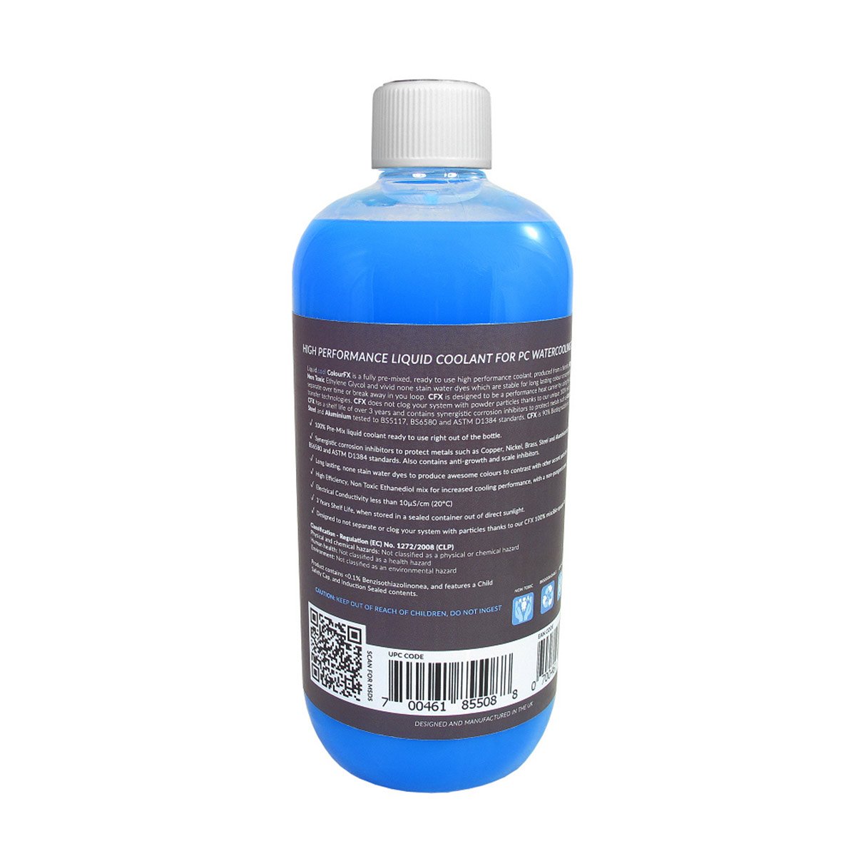 Liquid.cool CFX (1000ml) Pre-Mix Opaque Performance Coolant - Pure Blue ...